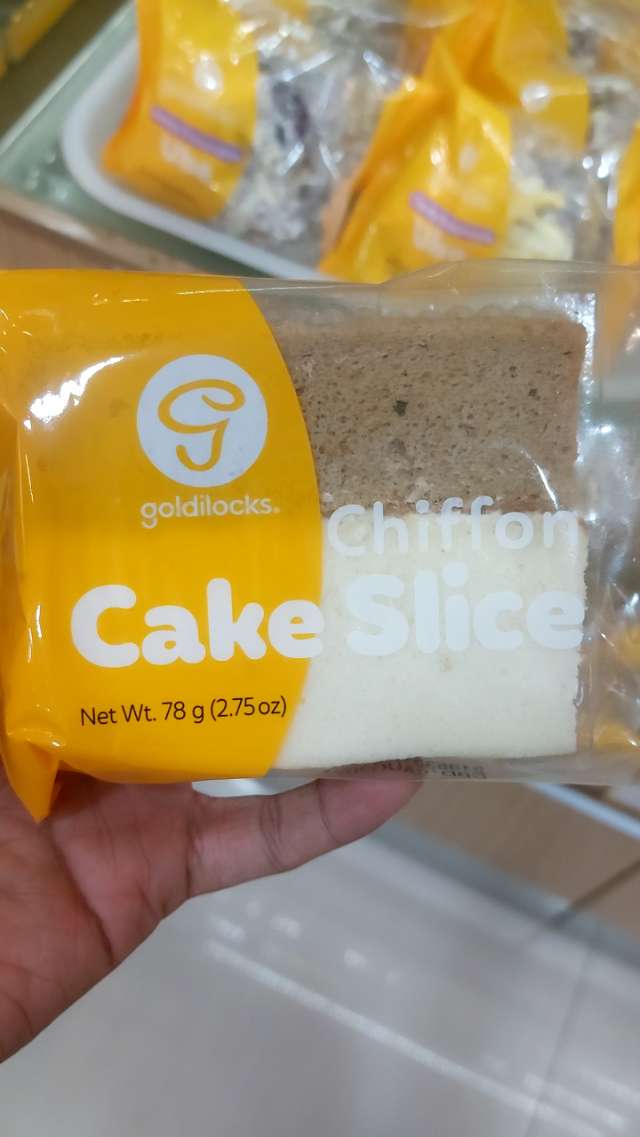 Goldilocks Chiffon Cake Slice